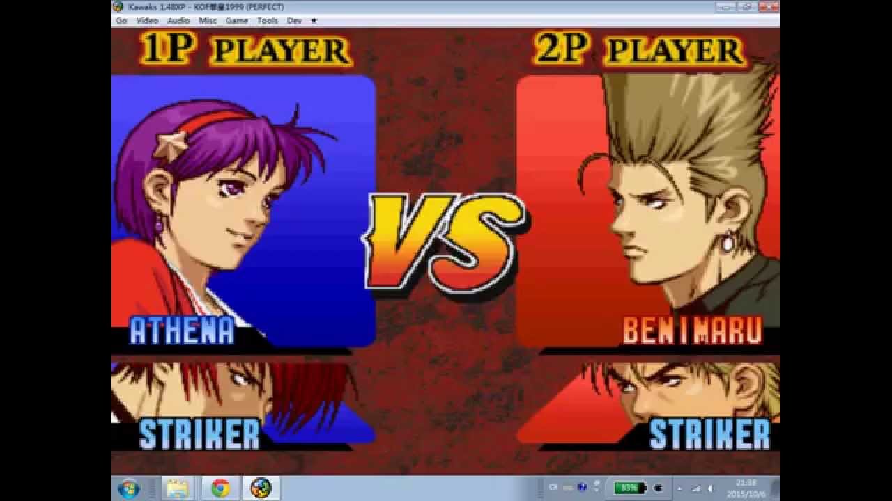 KOF 99 single play with Athena Asamiya No.13 - YouTube
