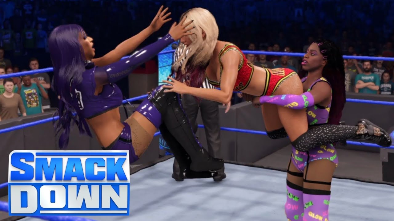 The Funkadactyls Vs Carmella And Dana Brooke W Maryse Wwe Smackdown Ep 306 Youtube