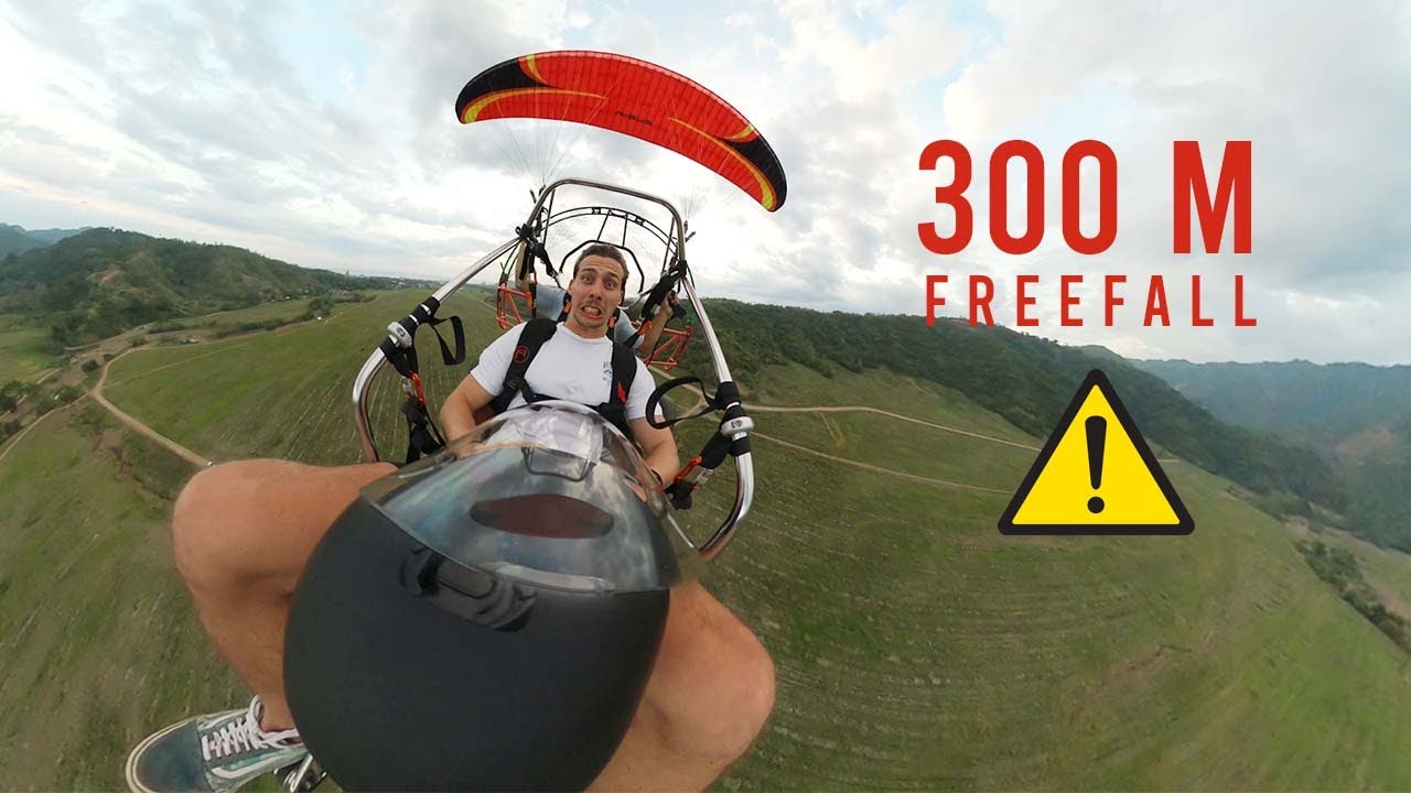 Low Altitude Skydive!! 300 meters - YouTube