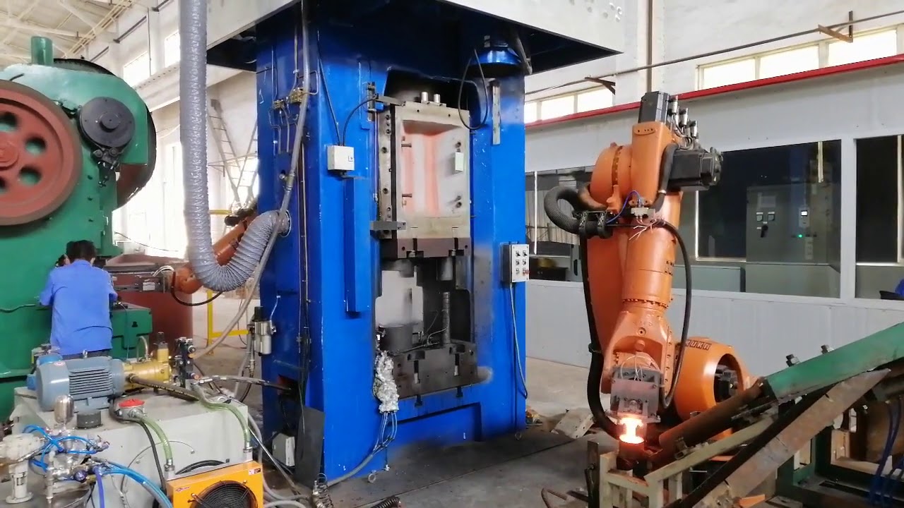 Forging Automation Gear Forging by CNC Control Electric Screw Forging ...