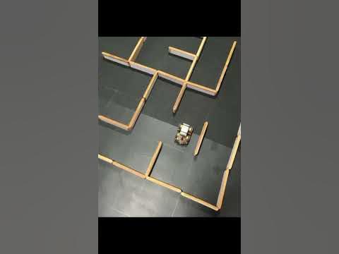micromouse robot maze solving with floodfill algorithm - YouTube
