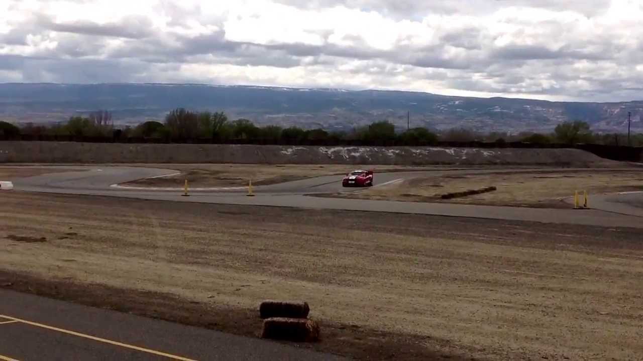 Grand Junction Motor Speedway - Red Shelby - YouTube