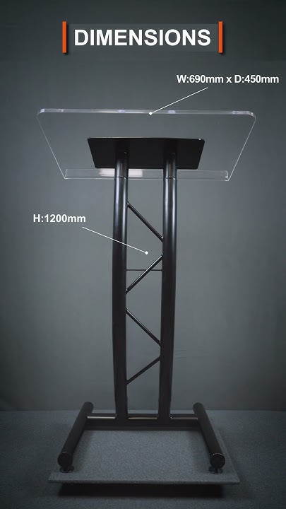 SITC - Curved Black Lectern Dimensions - YouTube