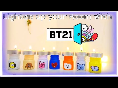 BT21 DIY in Zero Budget | BT21 Room Decor | BT21 DIY | BTS DIY | BTS ...