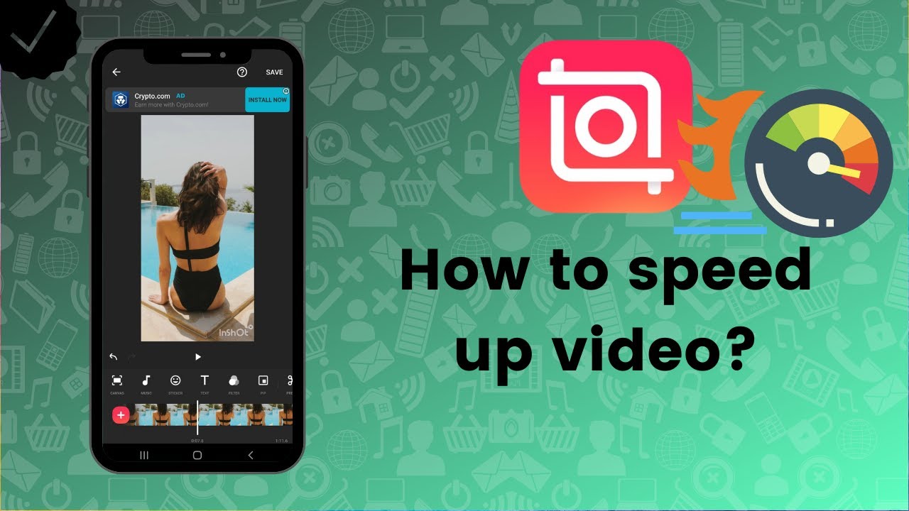 How to speed up video in InShot? - InShot Tips - YouTube