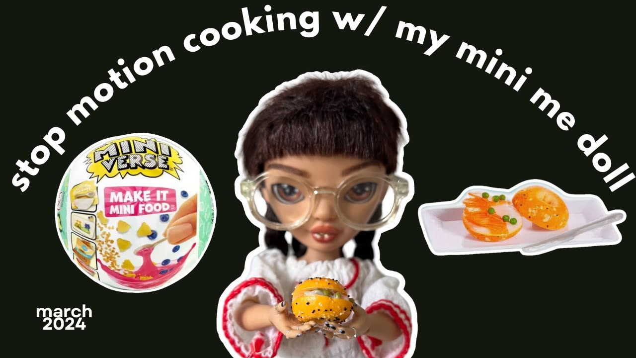 trying stop motion animation for 1st time ever! | mini me doll making a ...