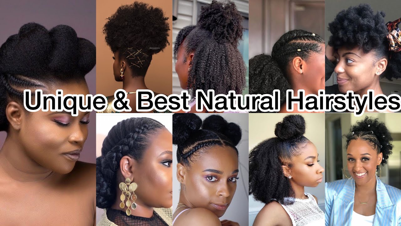 60+ Unique &Best Natural Hairstyles For Black Women/Latest Natural ...