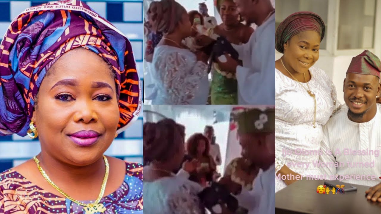 Actress Toyin Alausa Shed Tears Of Joy As Her Only Son Ties The Knot ...