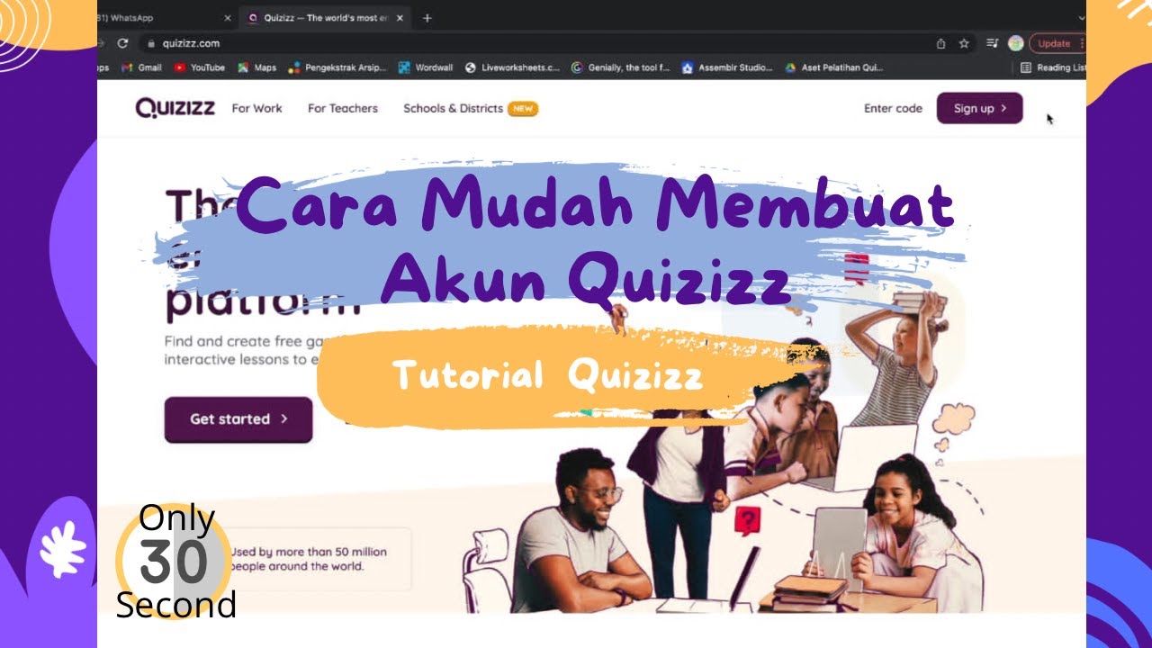Cara Mudah Membuat Akun Quizizz #quizizz - YouTube