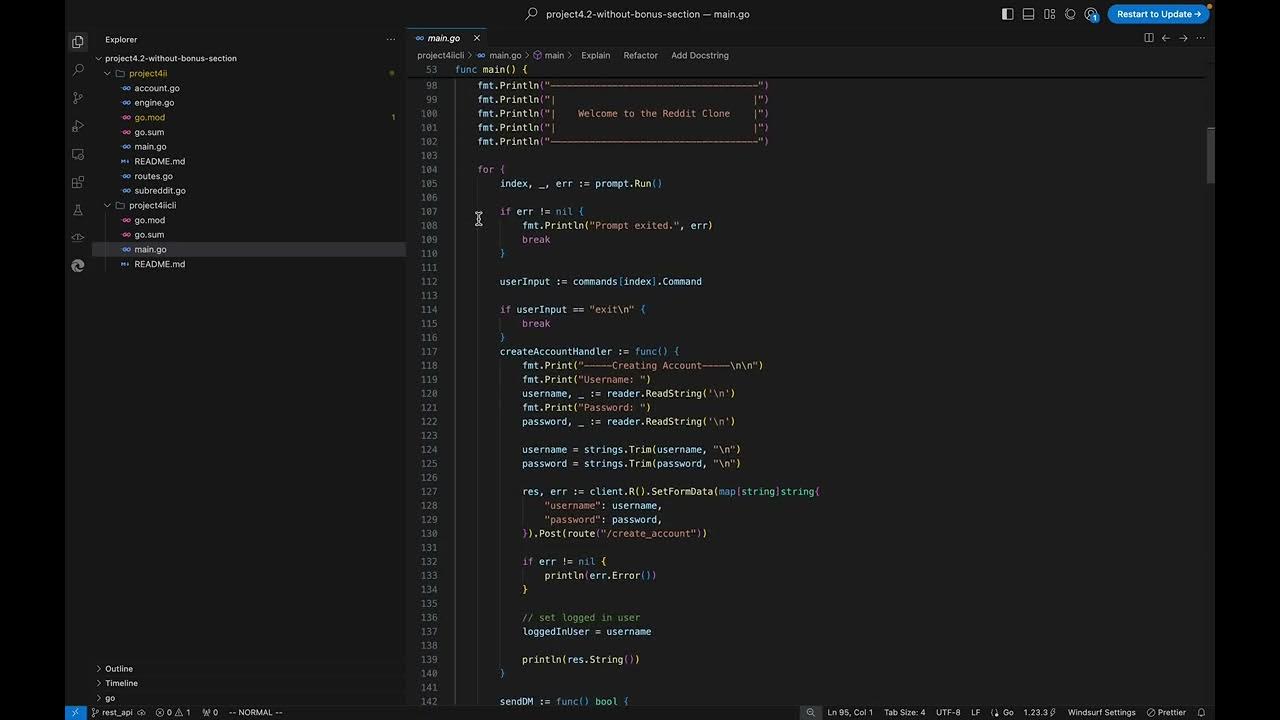 COP5615 | Project 4.2 [Functionality Explanation] (Part 2 of 3) - YouTube