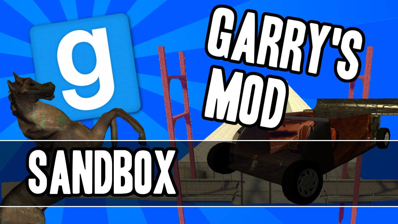 Gmod Sandbox | Funny Moments | Bridge Jump, Loop & Flying Car! - YouTube