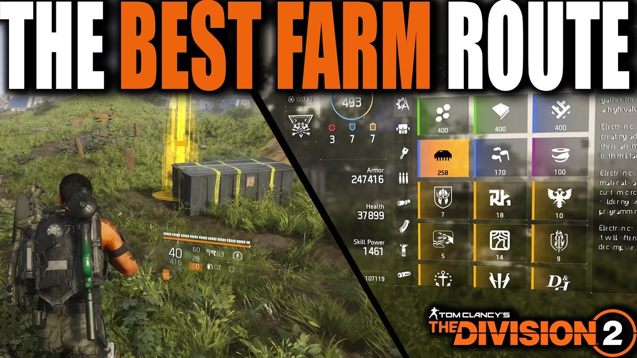 THE FARMING RUN DIVISION 2 PLAYERS DO EVERY SINGLE DAY | BEST FARM RUN ...
