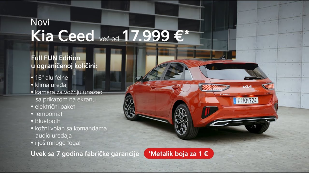 Kia Ceed Full FUN Edition - YouTube
