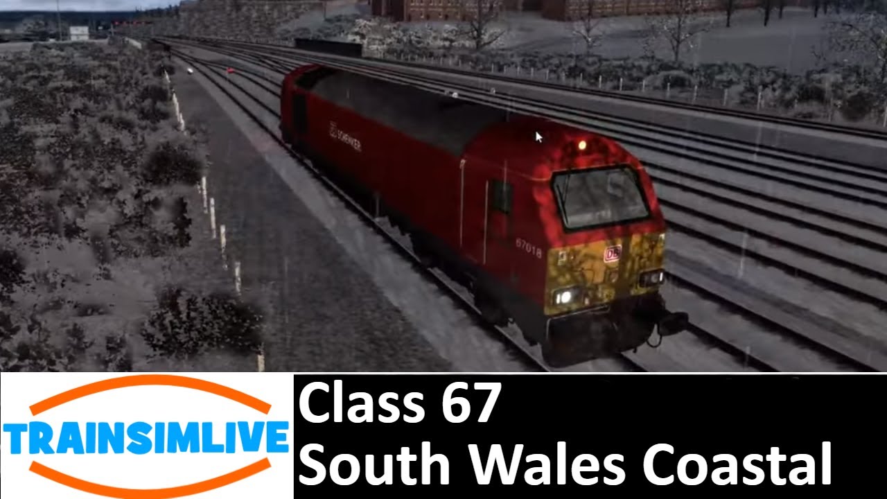 Train Simulator 2018 - Mail Maneuvers Pt. 1 - Class 67 On South Wales ...
