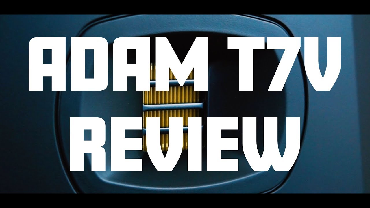 Adam T7V Studio Monitors Review - YouTube