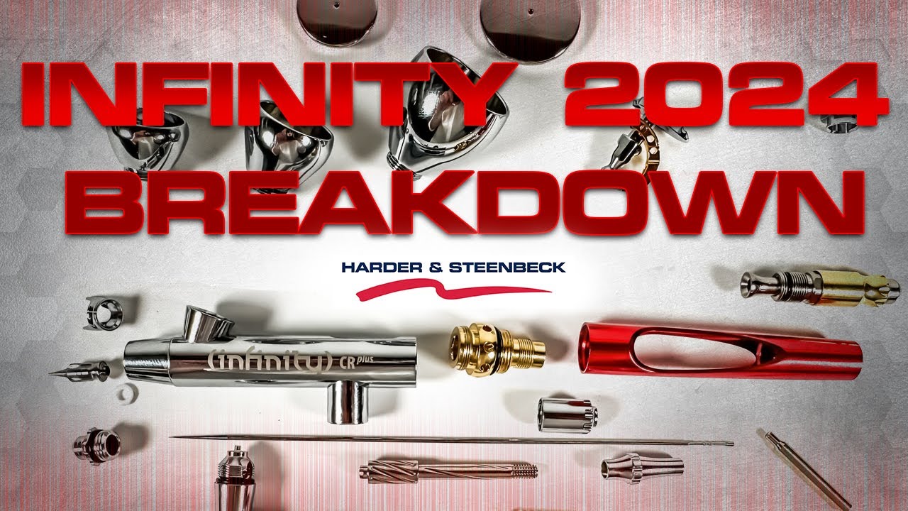 Full Breakdown of the Harder & Steenbeck Infinity 2024 Airbrush How to change nozzle kit on ...