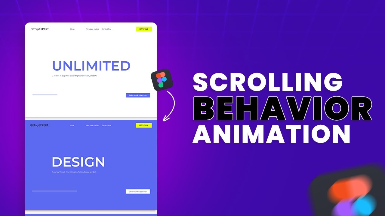 How to make Scrolling Behaviour Animation in Figma ...