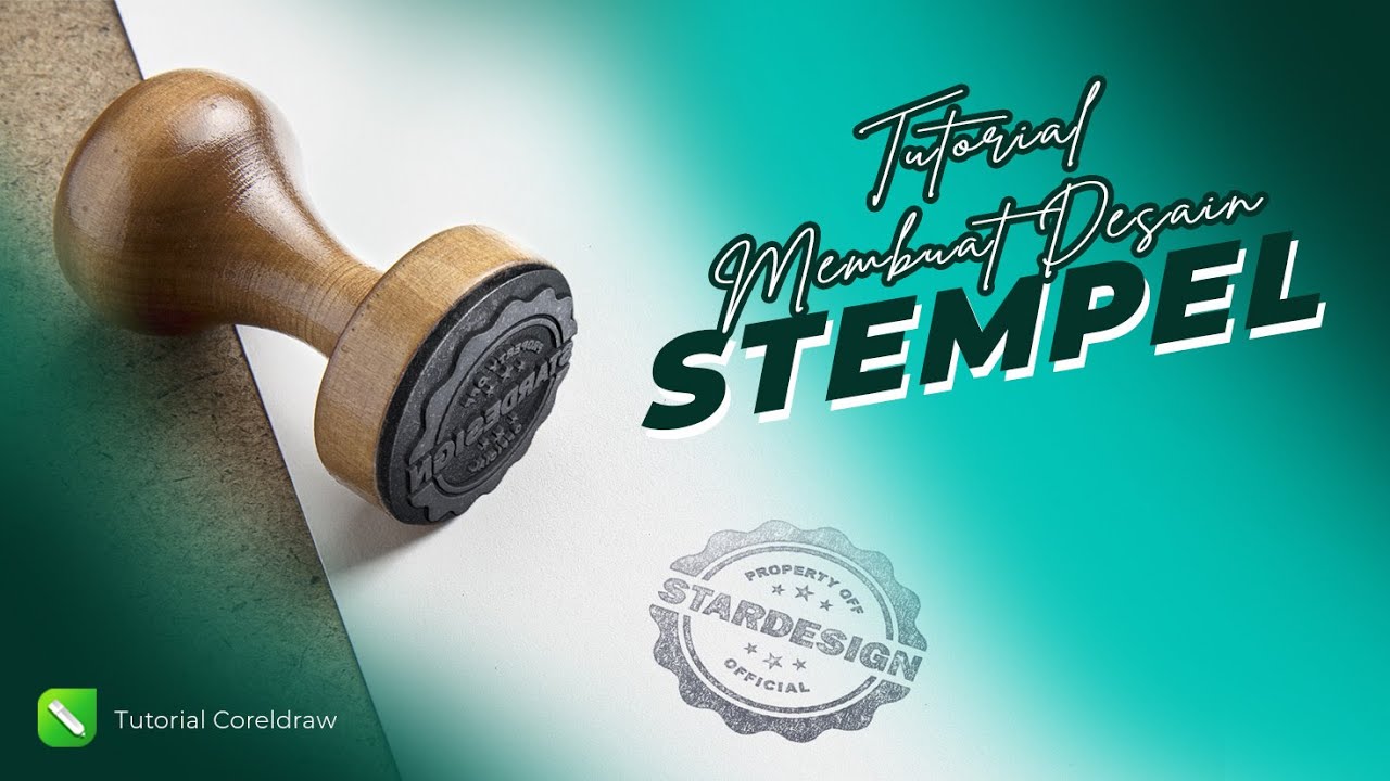 Tutorial Membuat Desain Stempel di Coreldraw - YouTube