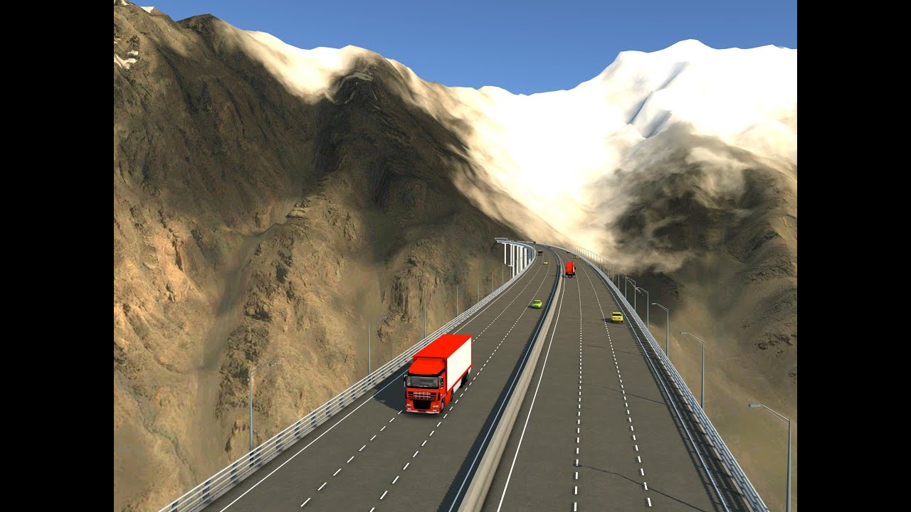 Bridges & Tunnels Model For Rural Highway Designed by Autodesk ...
