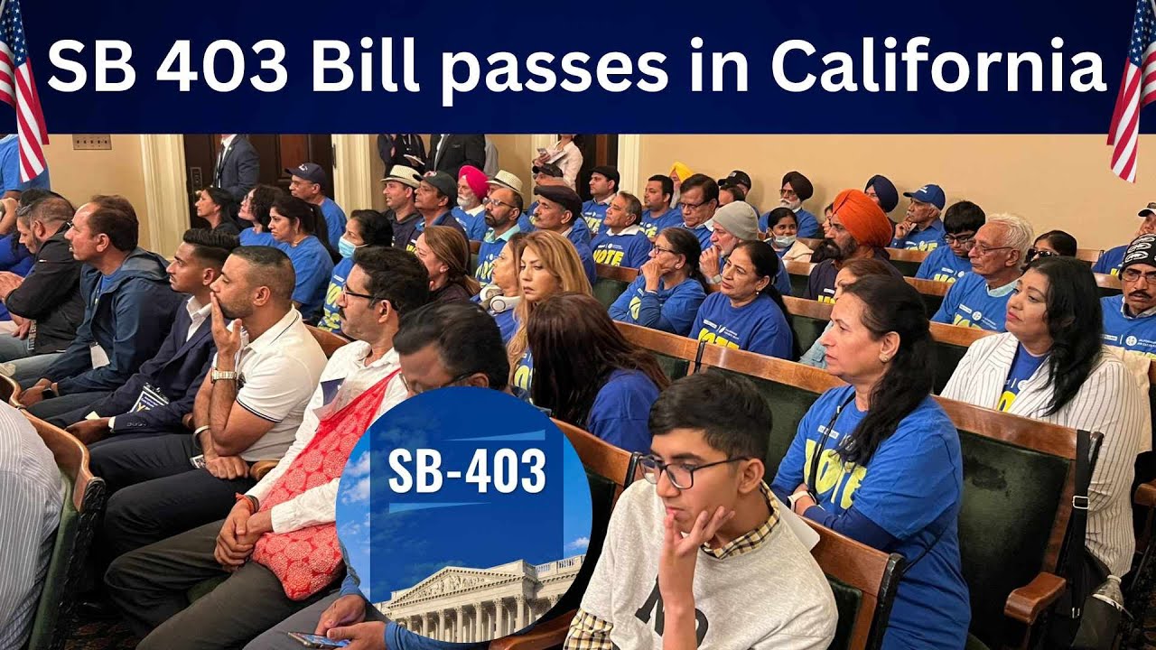 SB 403 Bill passes in California - YouTube