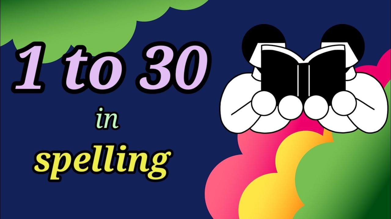 one to thirty//1to30//1to30 spelling//numbers names// - YouTube