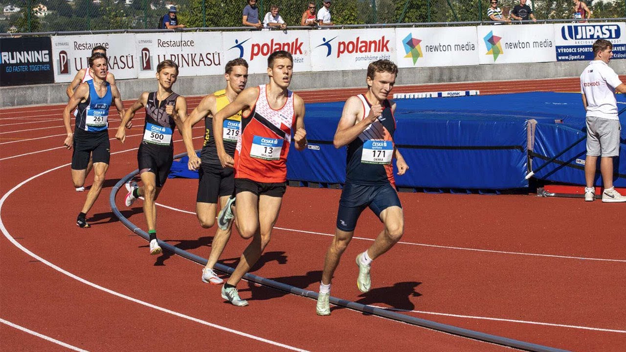 MČR U23 JABLONEC 2024 - Rozběh 800m - 1:53.74 - 3.místo - ADAM KOSINA ...