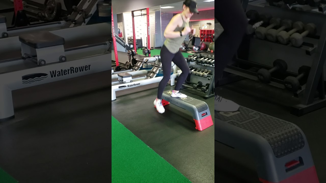 High Bench Lateral Hop Overs - YouTube
