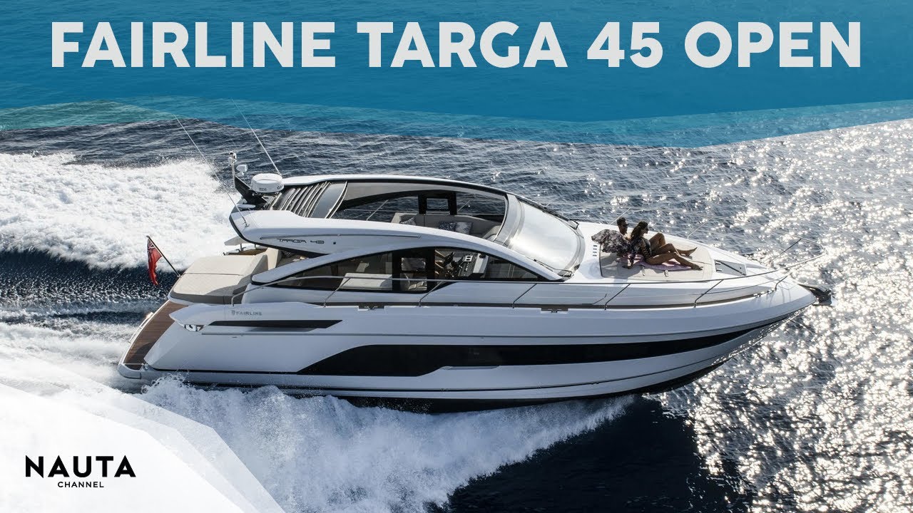 Fairline Yachts - Targa 45 Open - POV boat tour esterni e cabine - YouTube