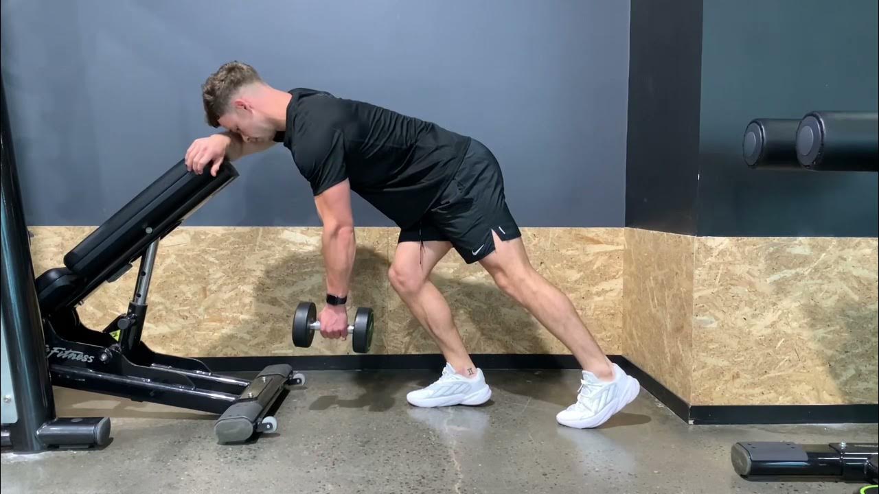 Exercise Tutorial - Unilateral DB row - YouTube