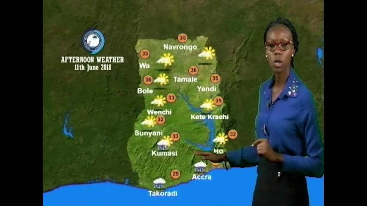 Ghana Afternoon Weather Forecast(11/06/18) - YouTube