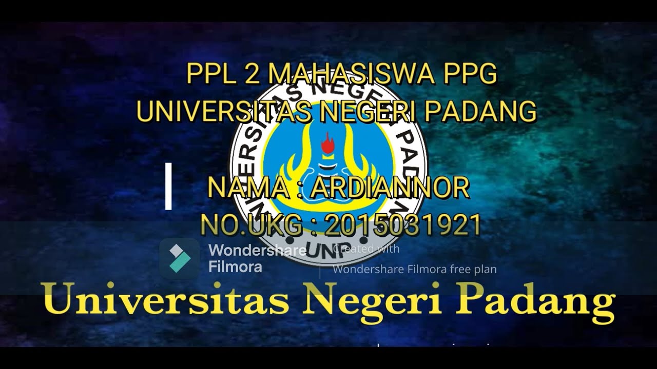 PPL 2 MAHASISWA PPG UNP : ARDIANNOR - YouTube