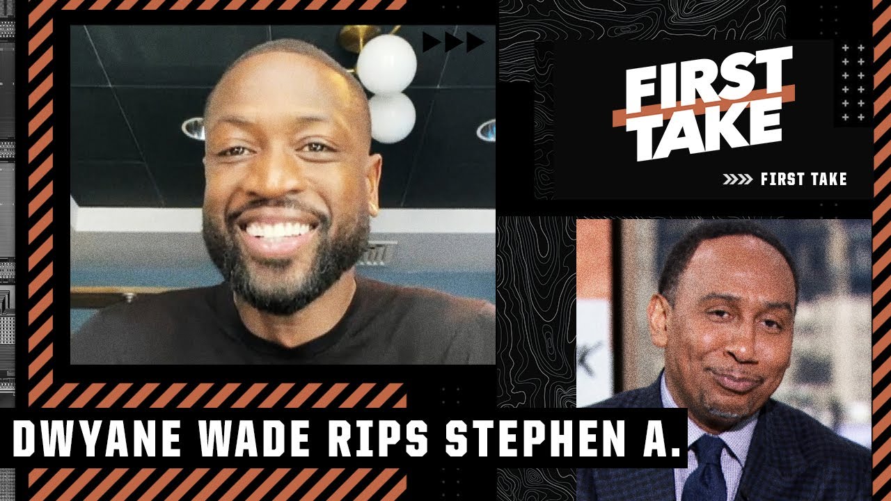 Dwyane Wade critiques Stephen A.'s wardrobe and describes how his new ...