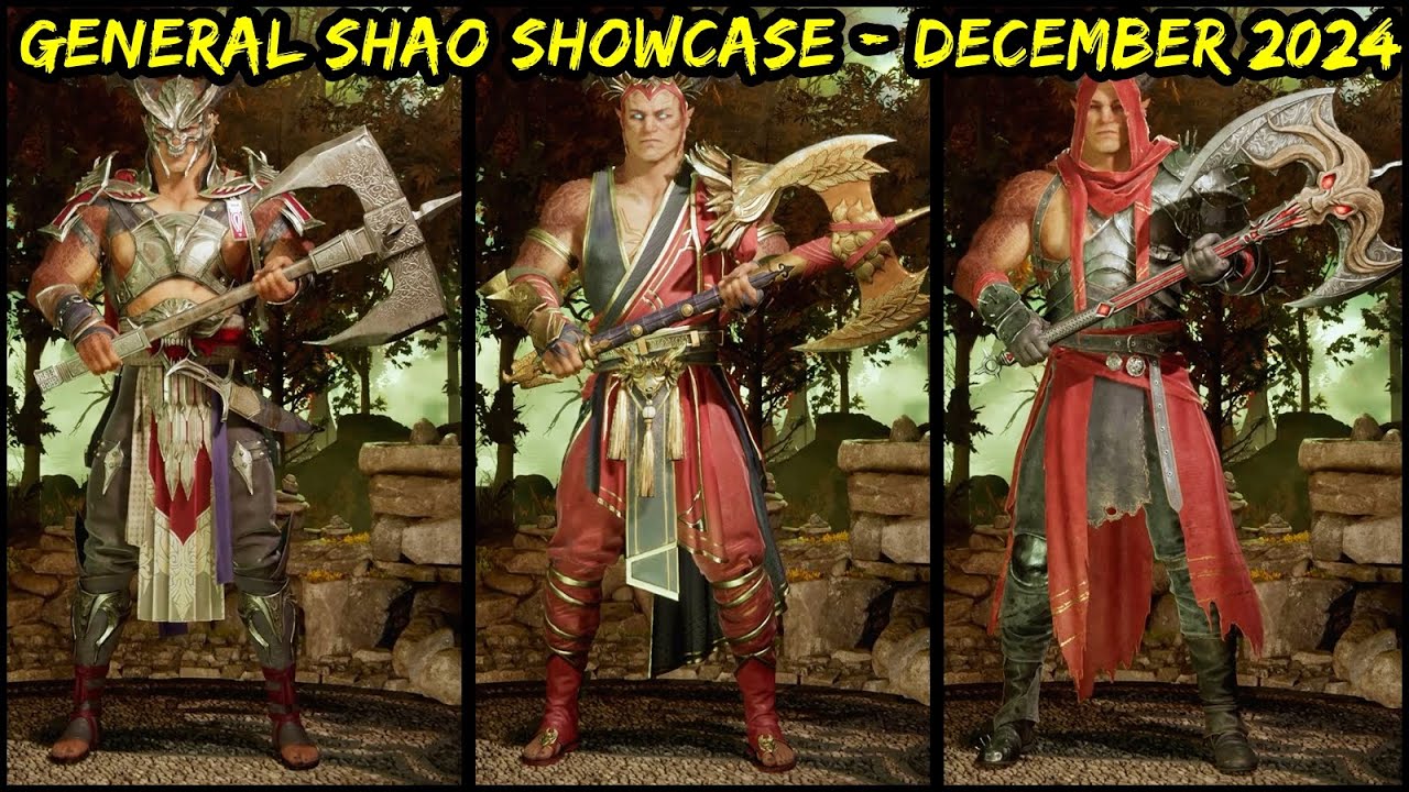 General Shao Showcase - Gear & Skins (December 2024 Update) - Mortal ...