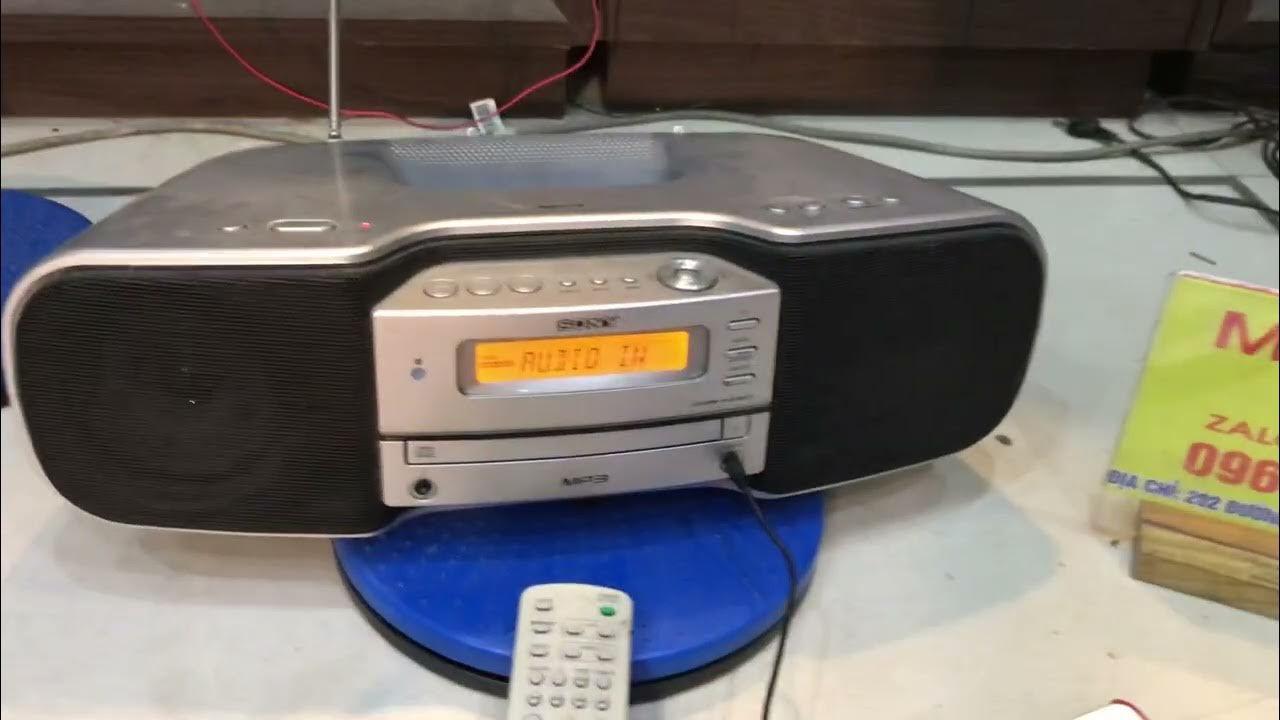 Đài Sony ZS-S50CP, có khiển, đẹp tiếng hay giá 550k:0964822579 - YouTube