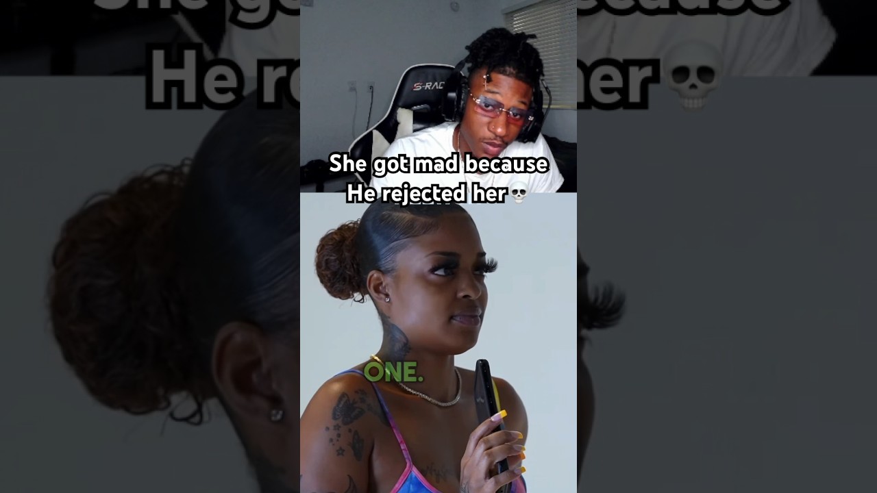 She got mad he rejected her & this happened! #shorts #funny # ...