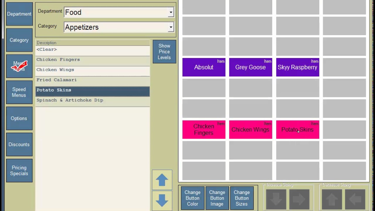 2TouchPOS Customizing Speed Screen - YouTube
