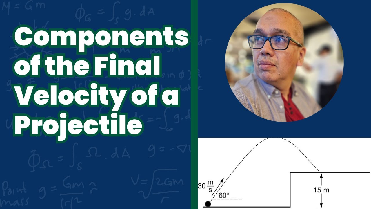 Components of the Final Velocity of a Projectile - YouTube
