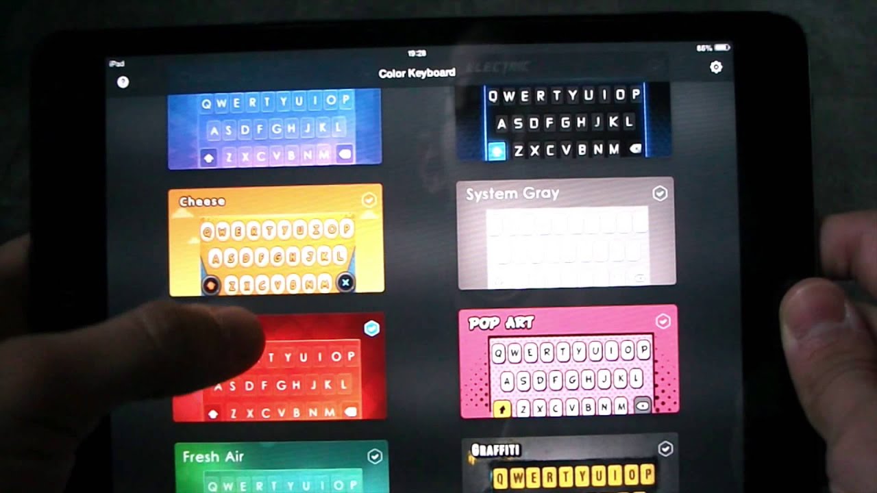 How to get iOS custom keyboard and colors for FREE - YouTube