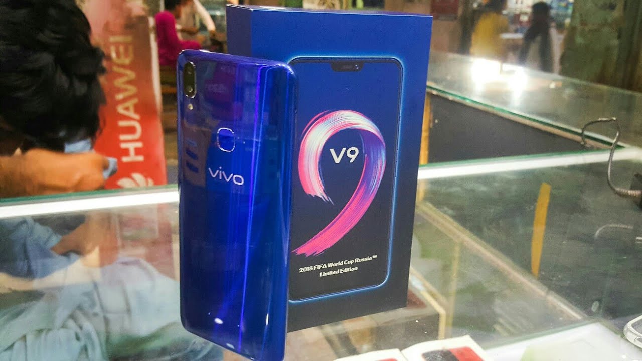 Vivo V9 Blue Edition Unboxing - YouTube