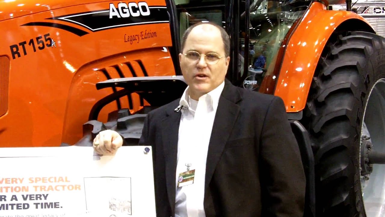 Bill Hurley on the AGCO Legacy Edition Tractors - YouTube