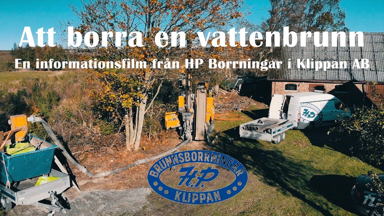 Att borra en vattenbrunn - YouTube