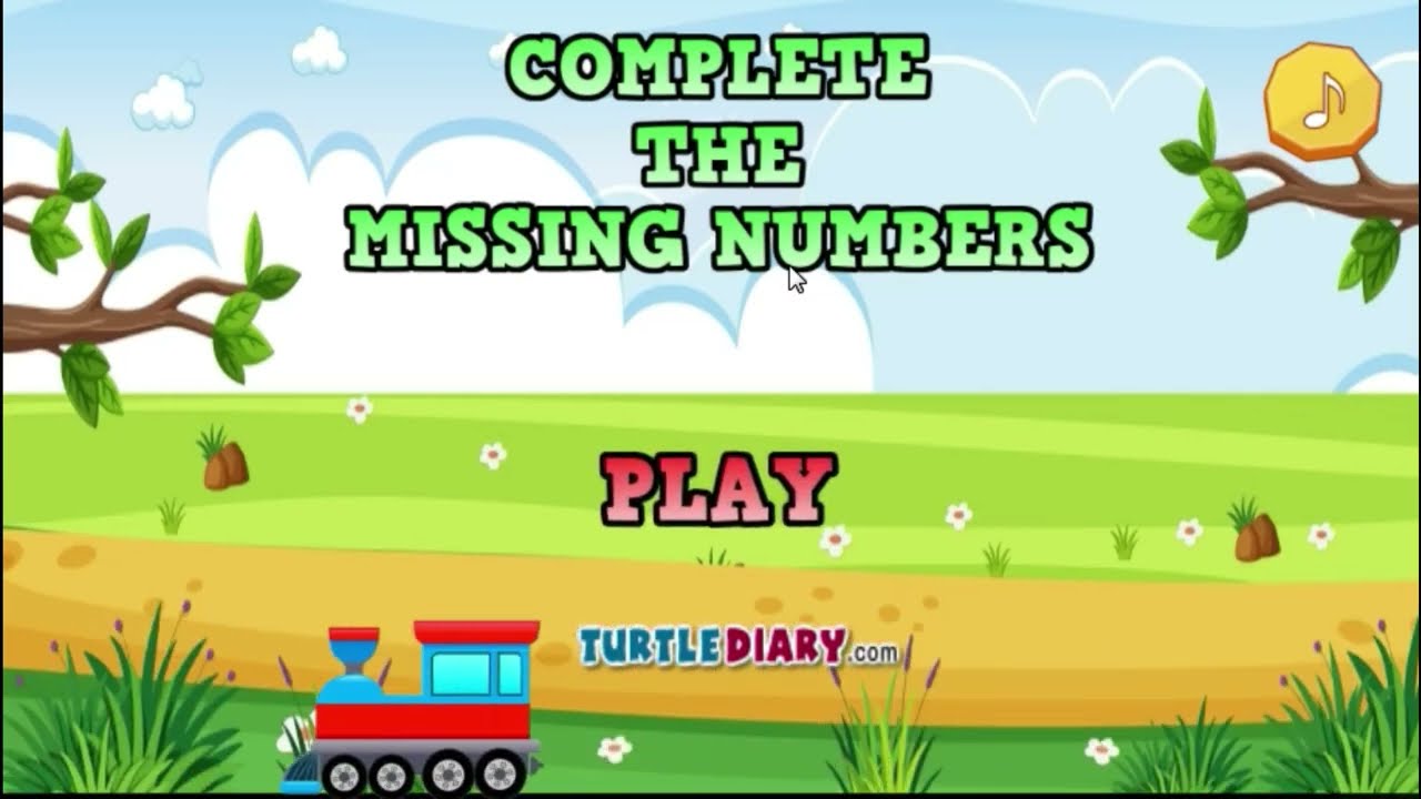 Complete The Missing Number Game YouTube Complete The Missing Number Game YouTube