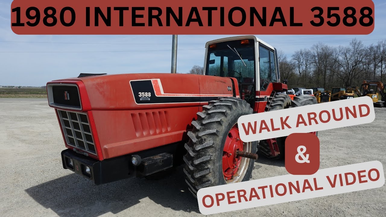 1980 International 3588 Tractor Walk Around & Operational Video $15,900 ...