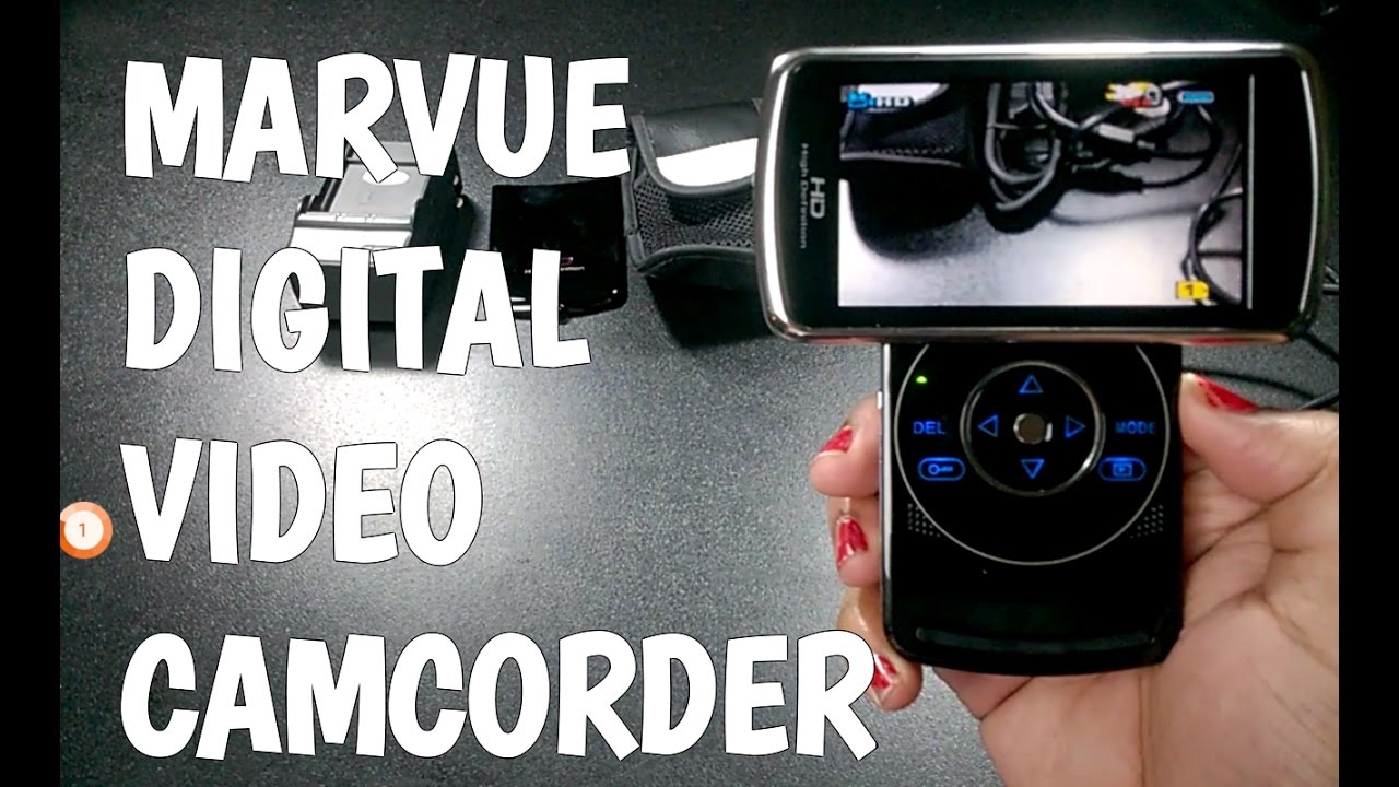 Marvue V80 Digital Video Camcorder Unboxing and Review - YouTube