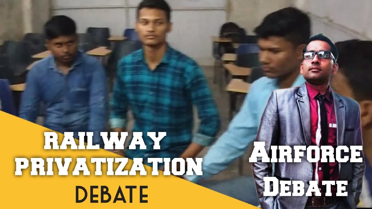 privatization on indian railway || Air force debate topic || asgroup ...
