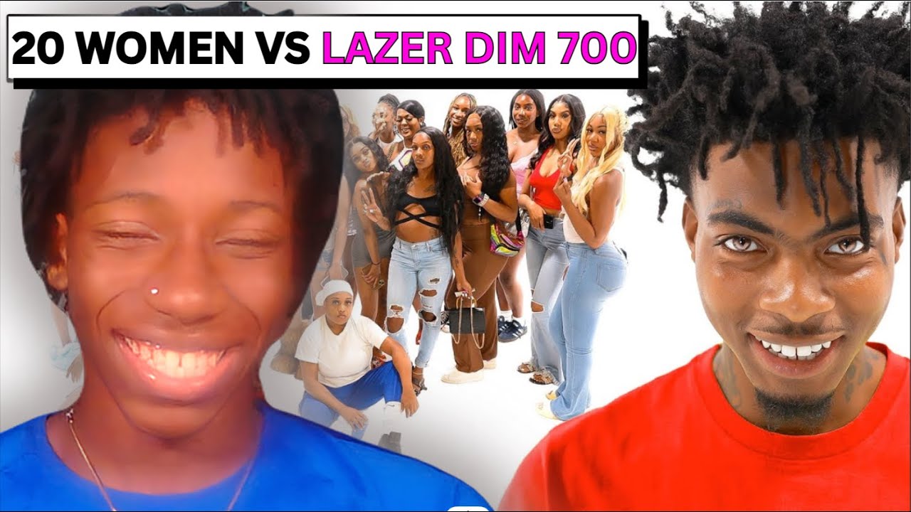 20 FINE BADDIES COMPETE FOR LAZER DIM 700 | MIAHoezeyTV REACTS!! - YouTube