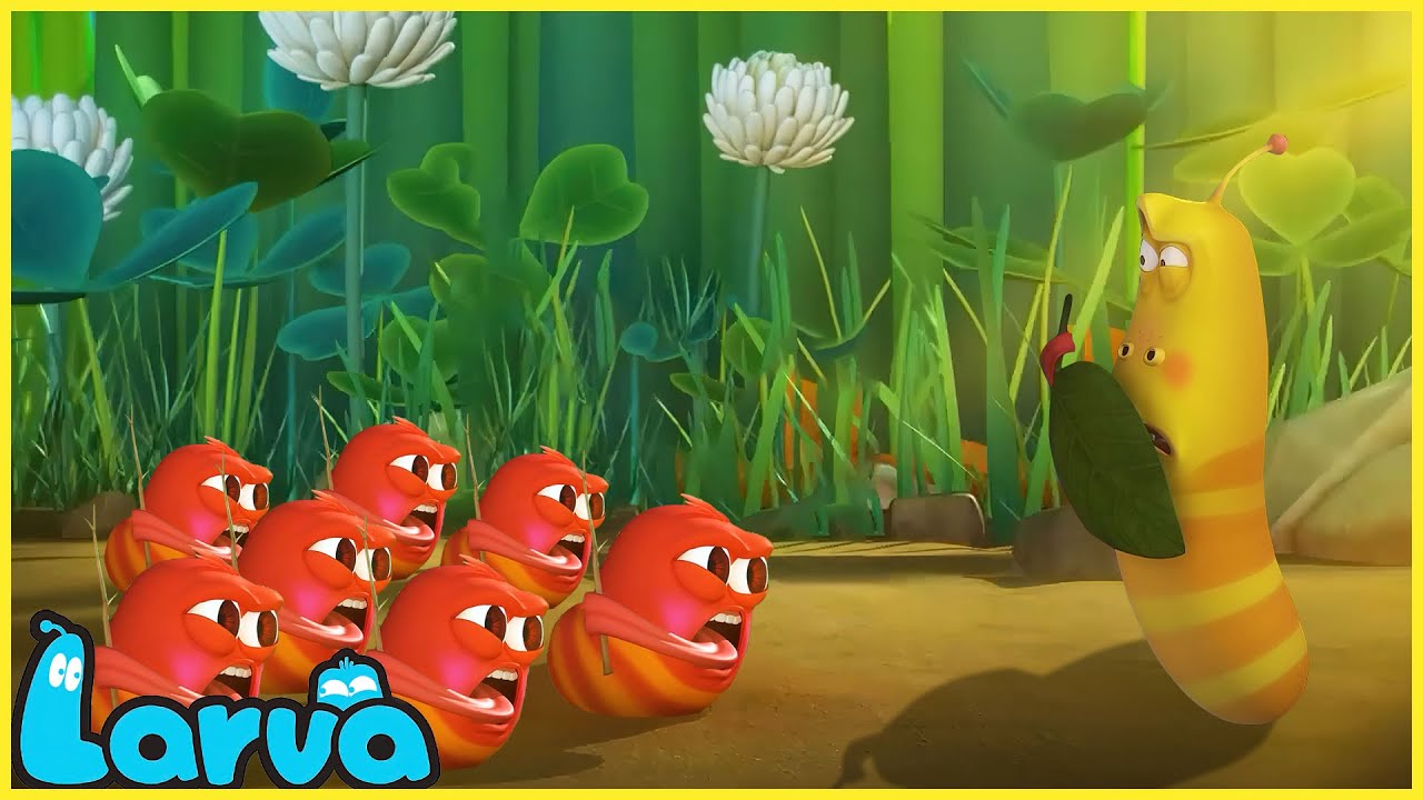LARVA TUBA 🍎🐛🍎Tiny squad🍎🐛🍎 ẤU TRÙNG TINH NGHỊCH🍎🐛🍎LARVA FAMILY 2023 - YouTube