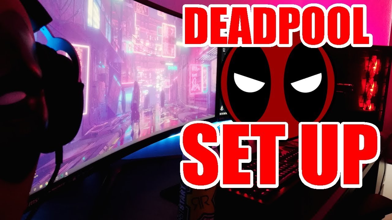 World best DEADPOOL SETUP?! / Gaming-Roomtour / GERMAN - YouTube