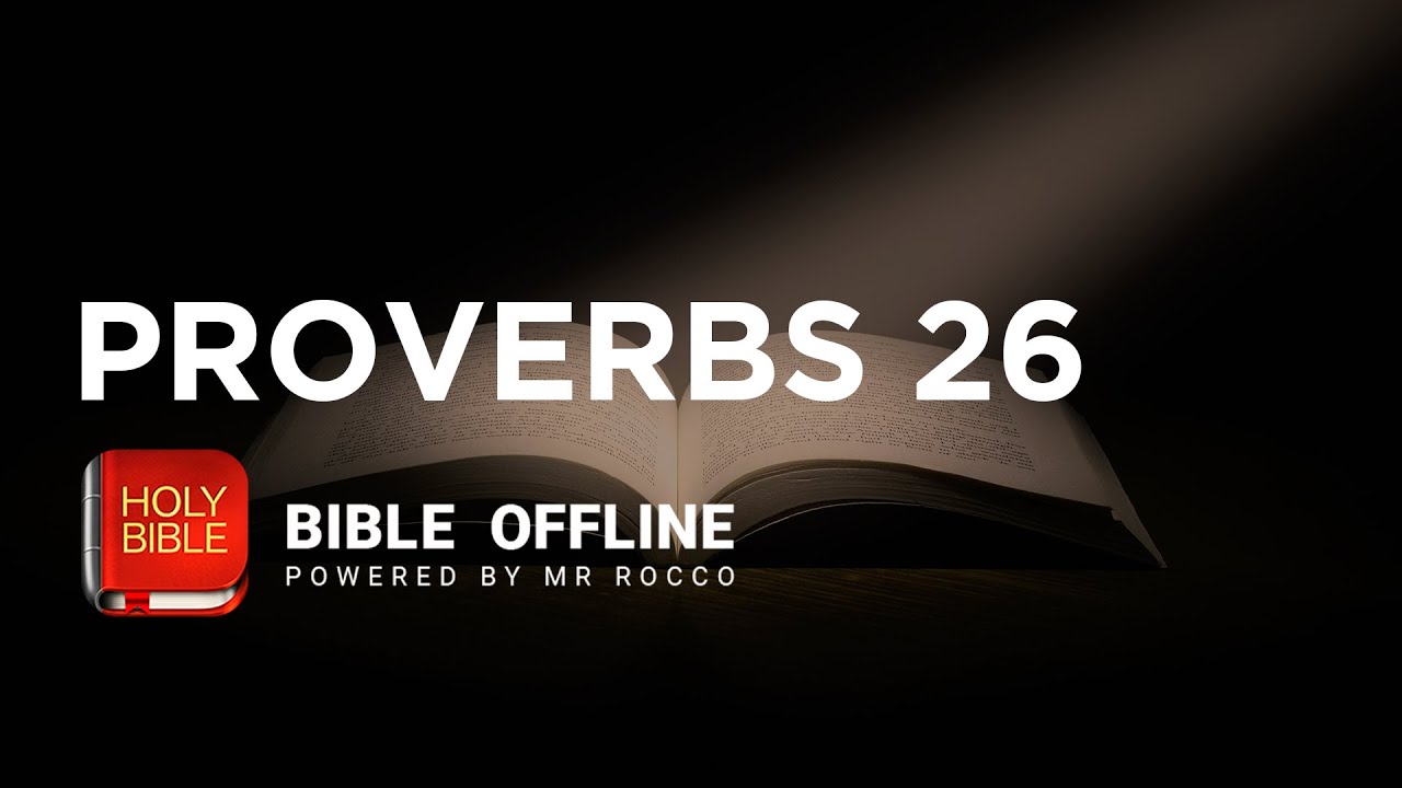 Proverbs 26 - Bible Offline - YouTube