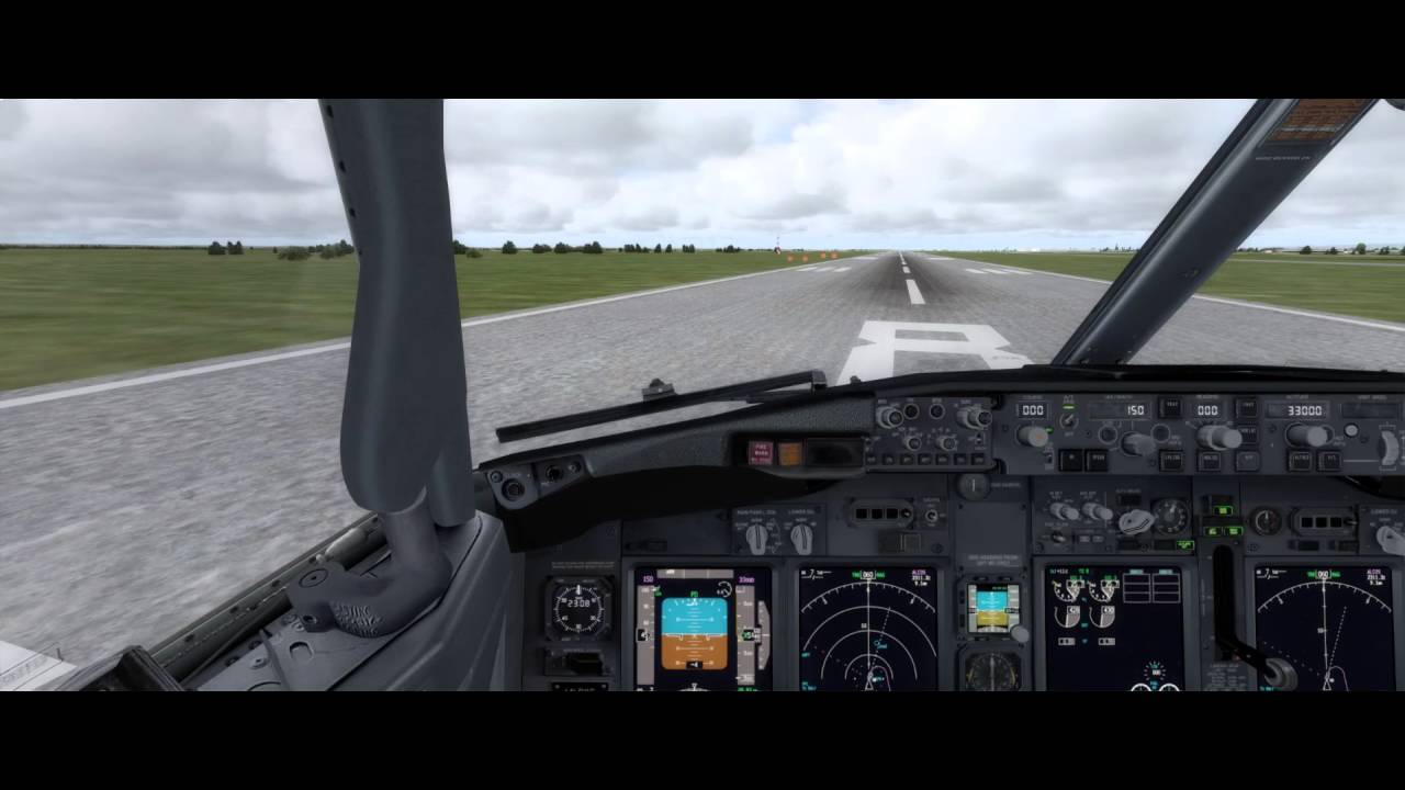 Prepar3D® v3 takeoff in storm, new sound and effect settings - YouTube